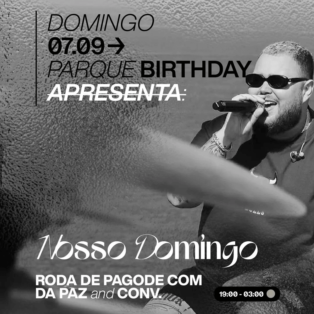 PARQUE BIRTHDAY Nosso Domingo 2025 | Ingressos com Desconto